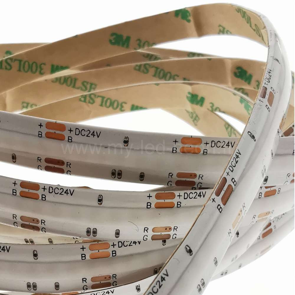 Ruban led COB effet néon RGB étanche 24V 5m